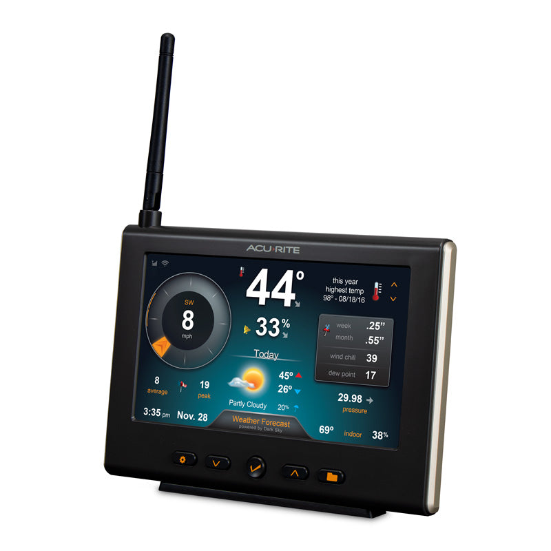HD Display with Wi-Fi Forecast for 5-in-1 Weather Station (Compatible ...