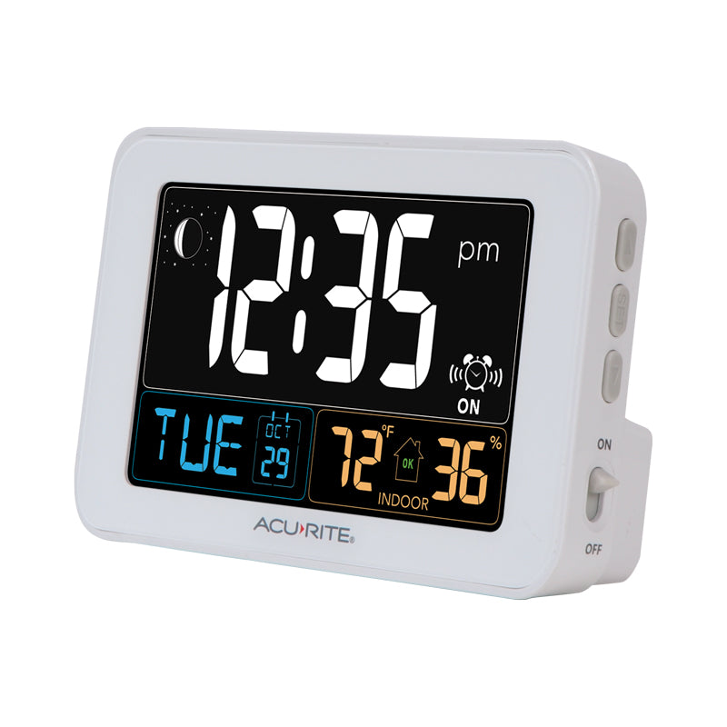 Inteli-Time Digital Alarm Clock - Clocks | AcuRite Weather