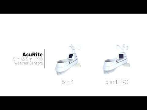 AcuRite Iris (5-in-1) Weather Station with HD Display and Solar Power